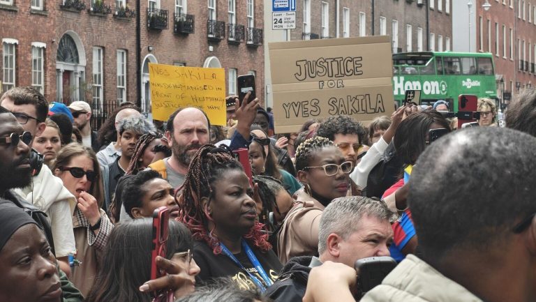 Protestors demand justice for Congolese migrant Yves Sakila - BT News